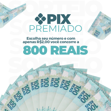 Pix Premiado 800 reais | Sua Rifa Digital