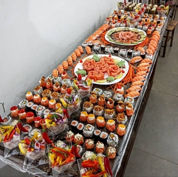 RODIZIO COMPLETO EM CASA PARA 10 PESSOAS | Sua Rifa Digital