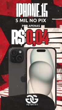 Iphone 15 Black 128GB | Sua Rifa Digital