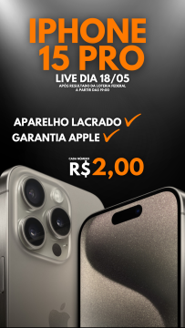 RIFA IPHONE 15 PRO | Sua Rifa Digital